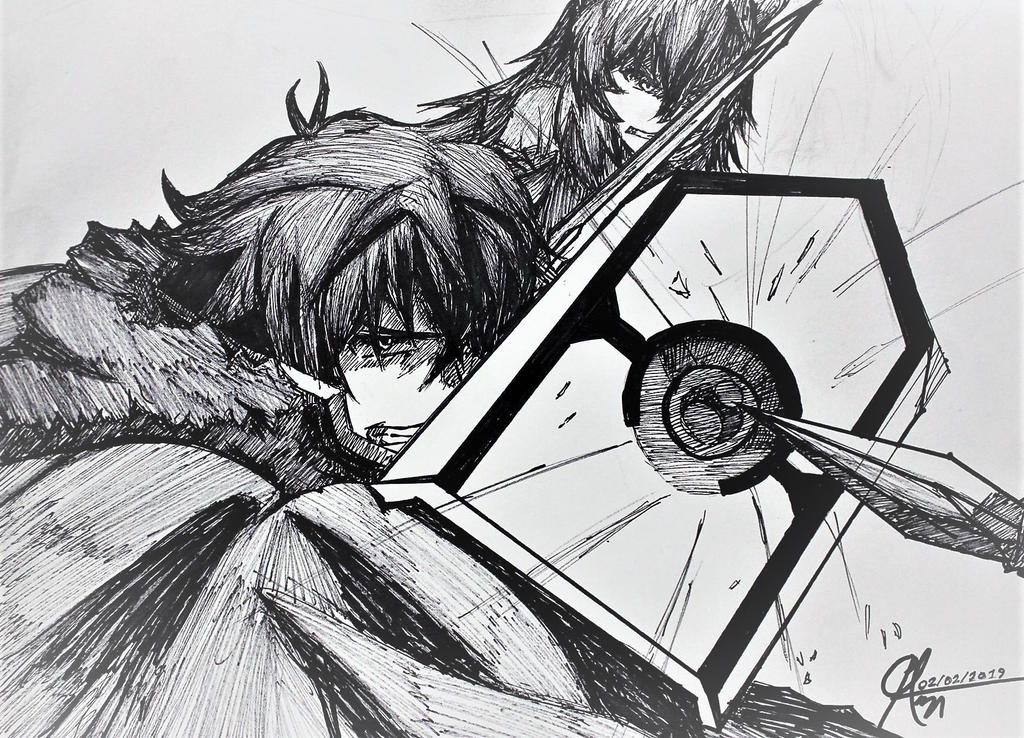 Naofumi And Raphtalias Battle Synergy By Chrizmaniac On Deviantart