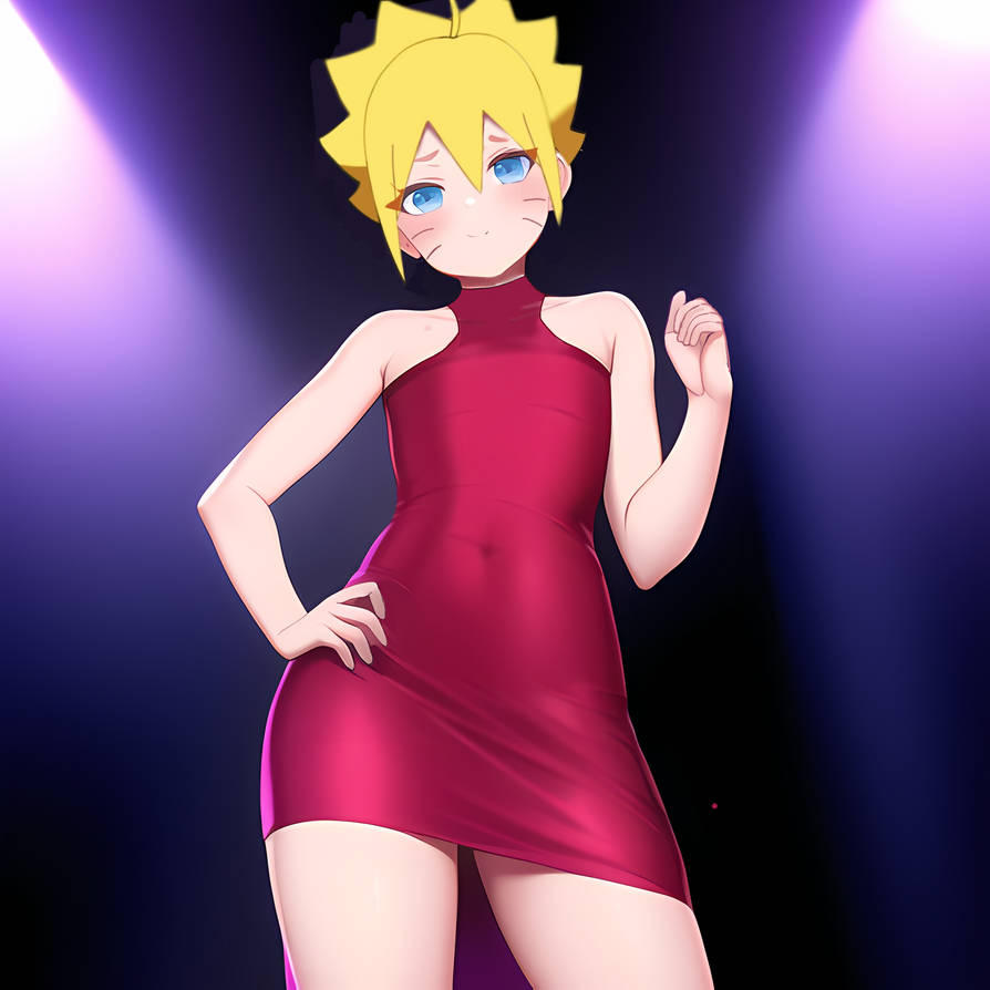 Boruto Crossdressing 1 By Azerty2135 On Deviantart