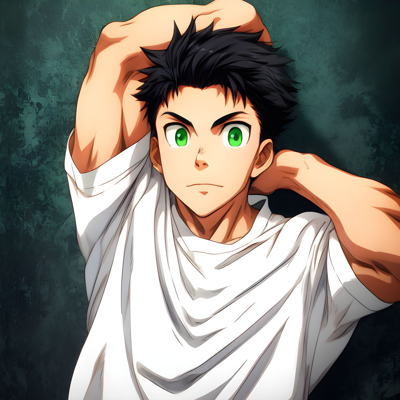 Male Anime Character 03 By TheDiffusionGuy On DeviantArt male-anime-character-03-by-thediffusionguy-on-deviantart