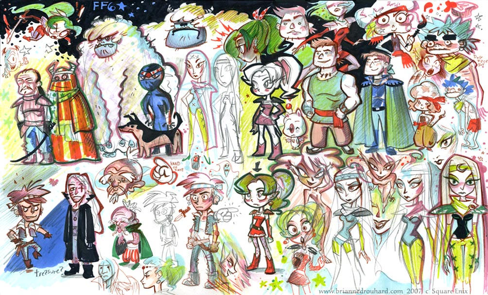 ff6 sketchies by potatofarmgirl on DeviantArt