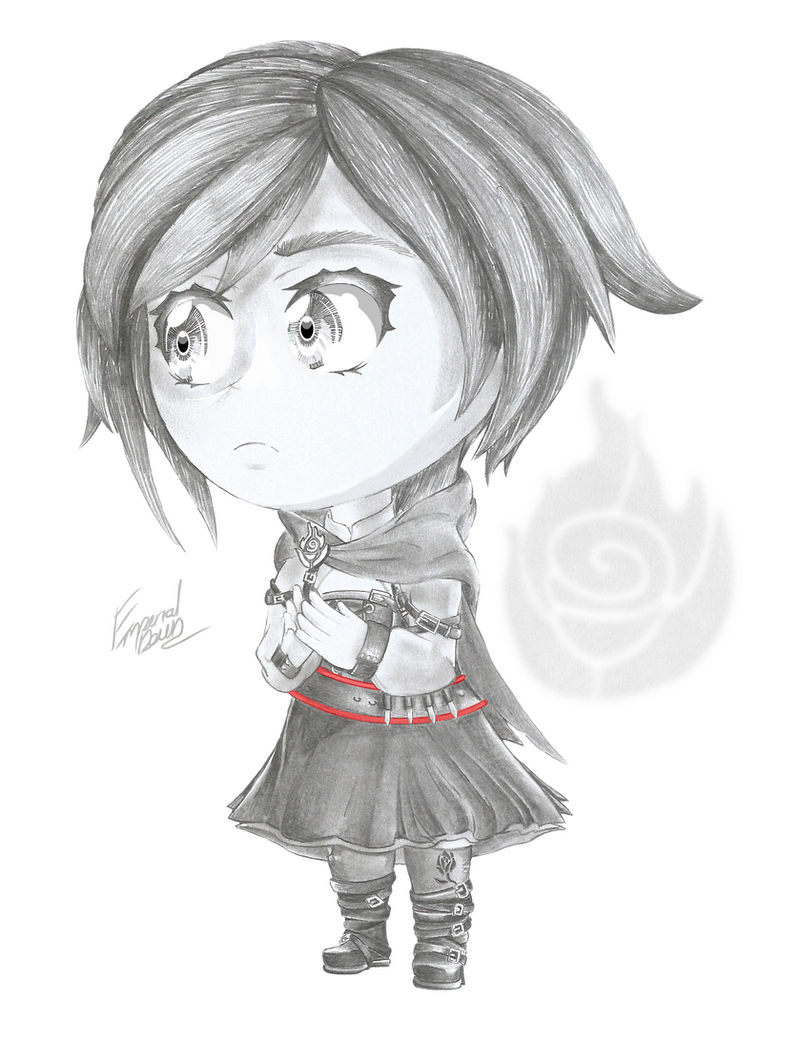 Rwby Chibi Ruby Rose Timeskip By Emperial Dawn On Deviantart