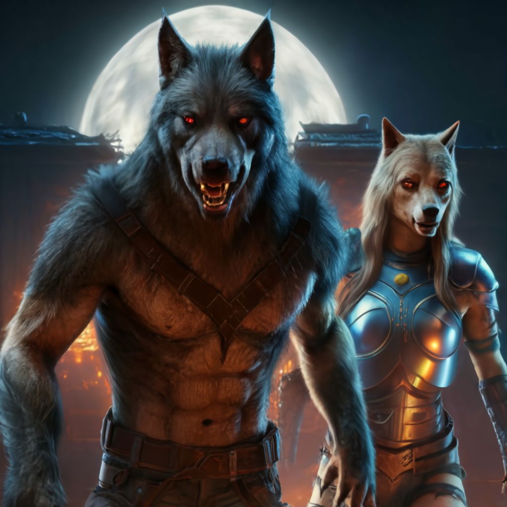 Werewolf Couples V2 Type3 By Abrarzaim On Deviantart