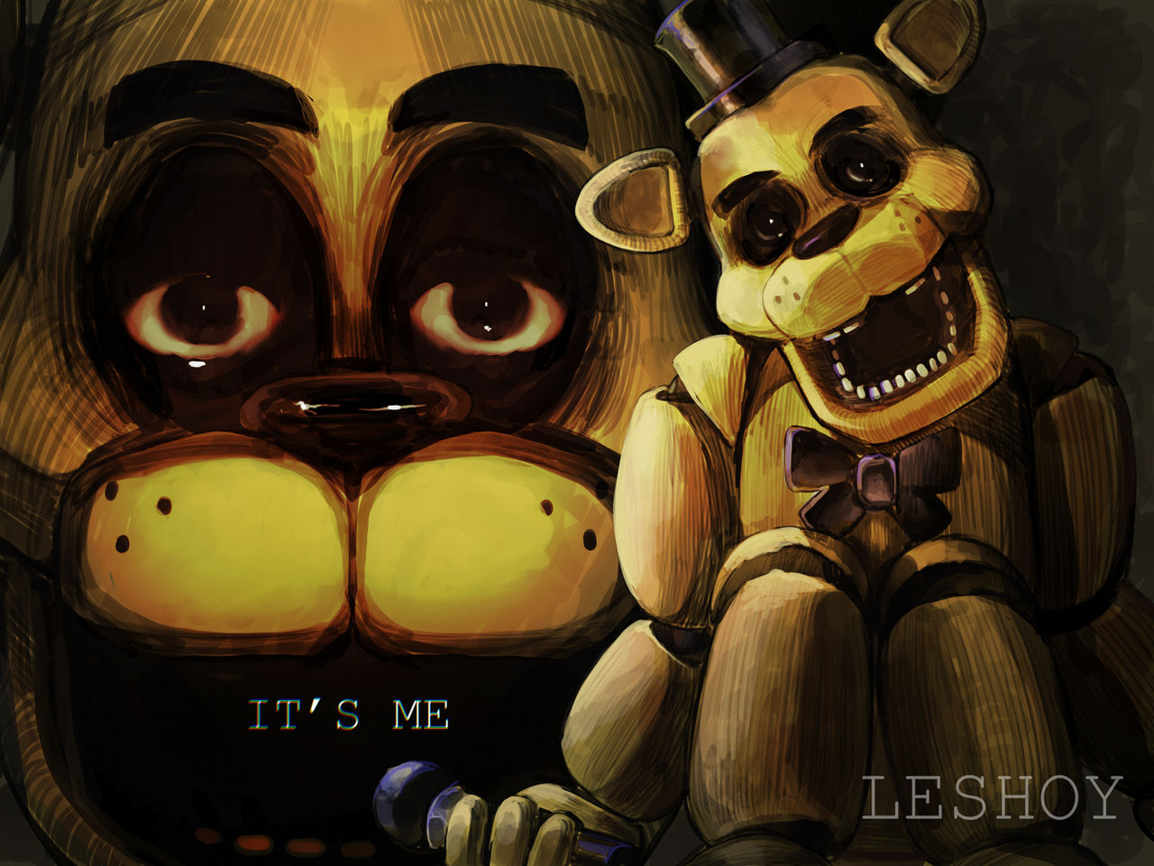 Golden Freddy By Leshoy On Deviantart