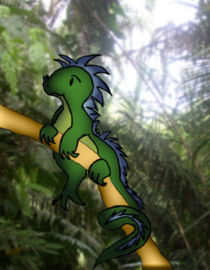 Rainforest Lizard by Taill on DeviantArt