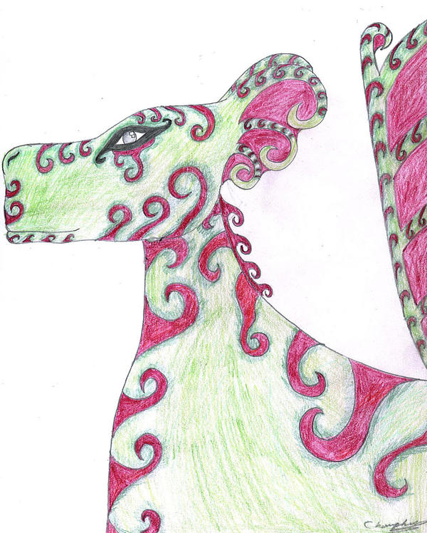 Swirly Dragon by Chumphries on DeviantArt