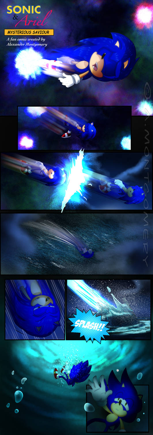 Sonic And Ariel Comic Page 1 2 By Alexmontyart On Deviantart