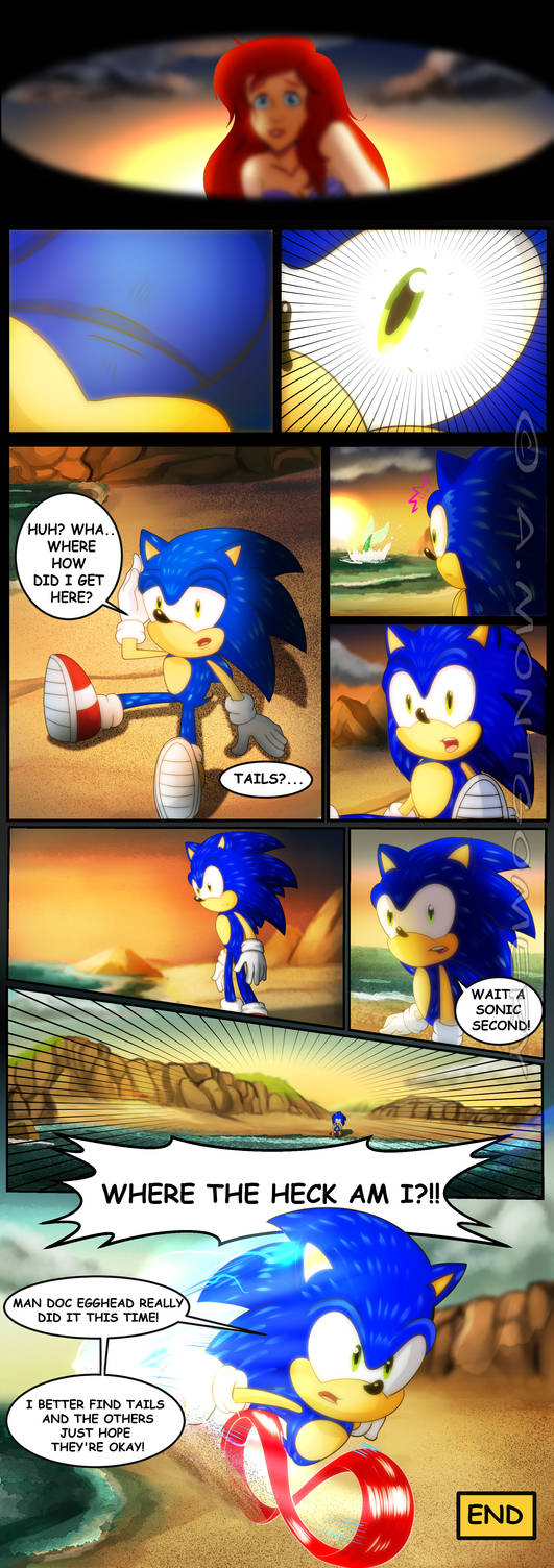 Ariel And Sonic Comic Page 5 6 Final By Alexmontyart On Deviantart