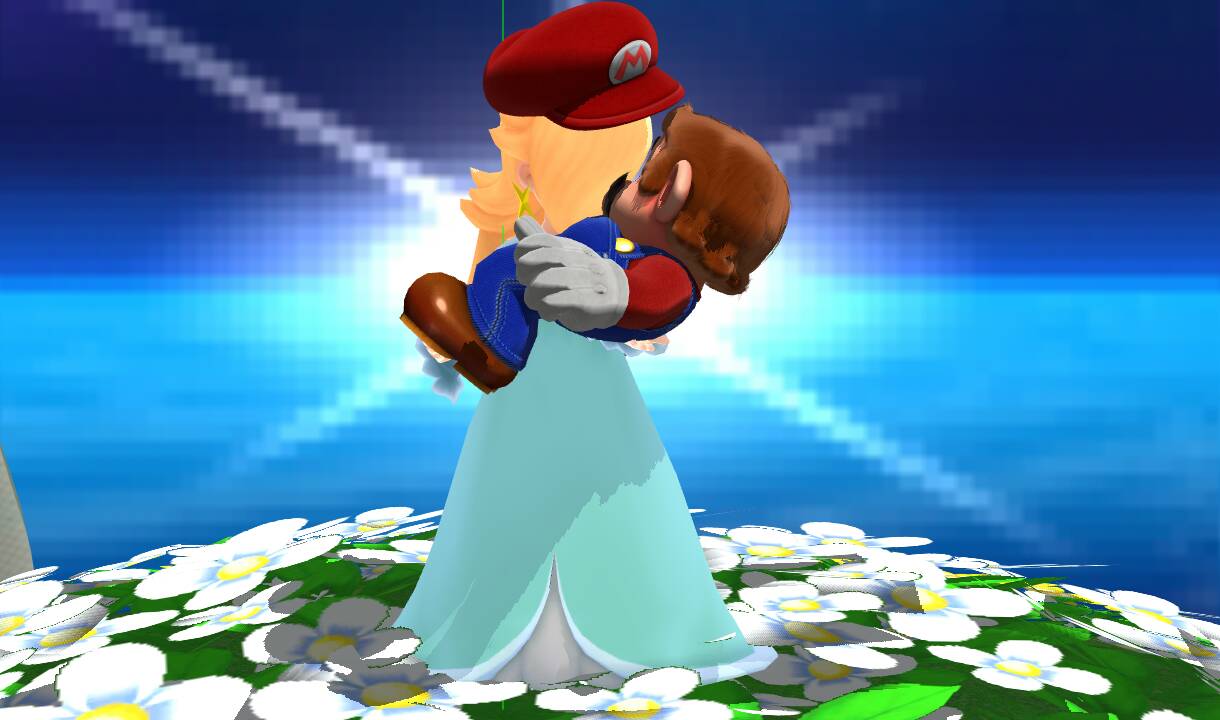 Mario X Rosalina Kiss Of Love By Hoopa13001 On Deviantart
