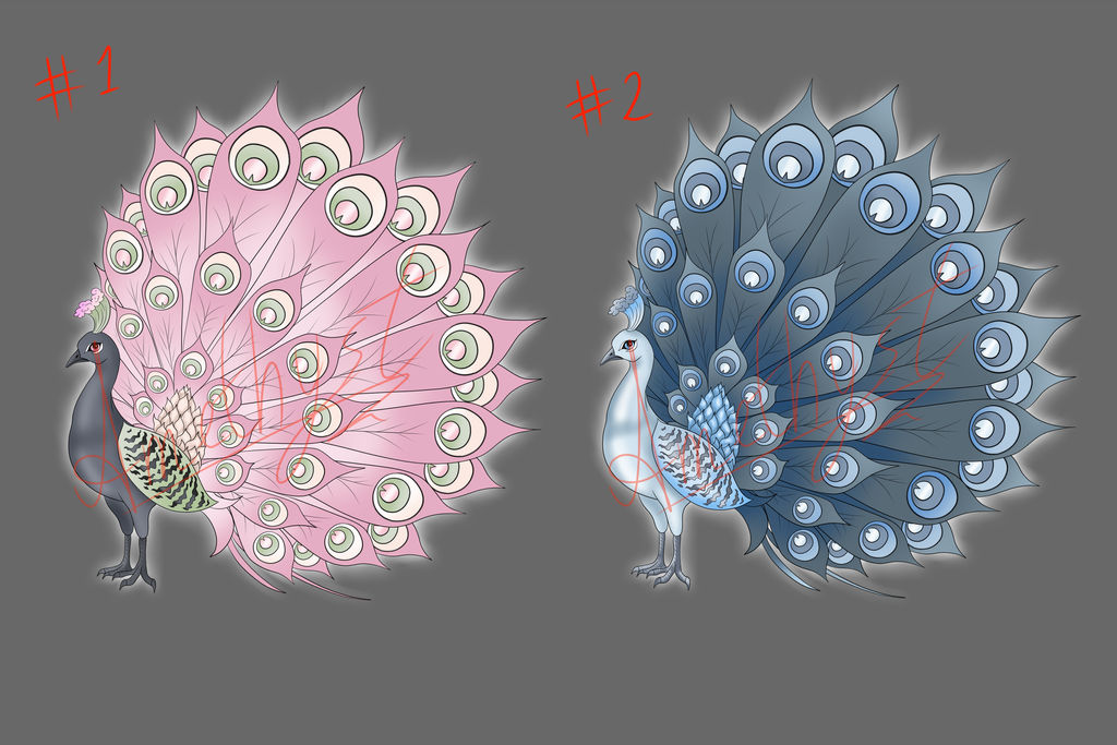 Peacocks Week 2 Adopts Set 28 By Amethystcnarts On Deviantart