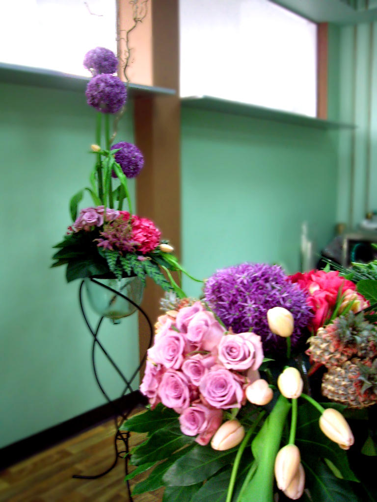 Allium , Hydrangea , Rose by Toash on DeviantArt