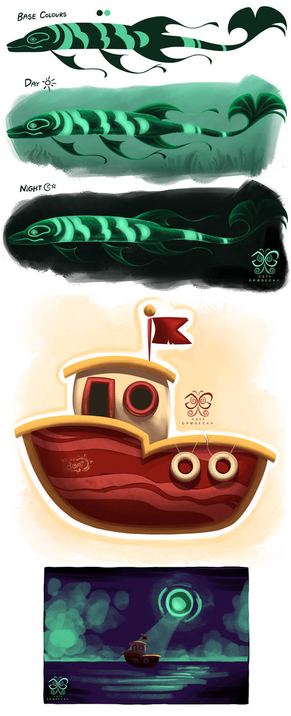 Demon Fish: Concept Art by AsiaGrodecka on DeviantArt Demon Fish: Concept Art by AsiaGrodecka on DeviantArt