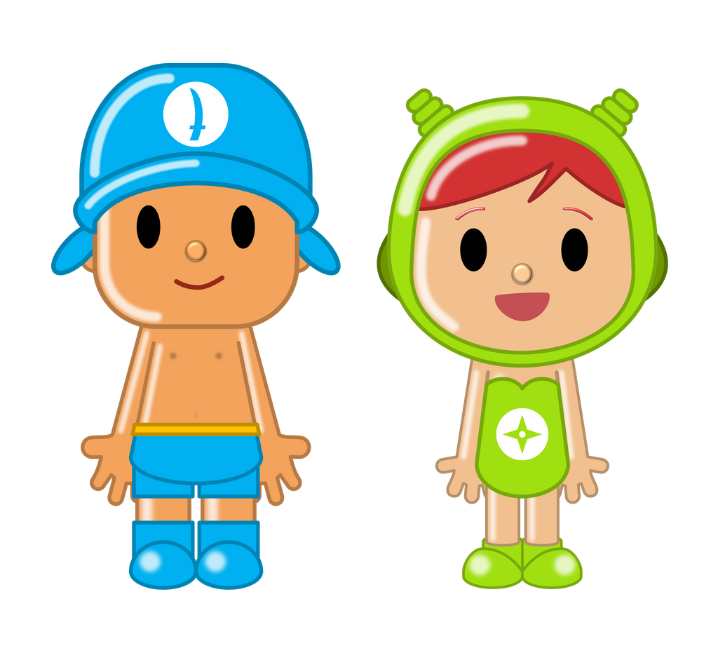 Pocoyo And Nina By Princedarwin On Deviantart