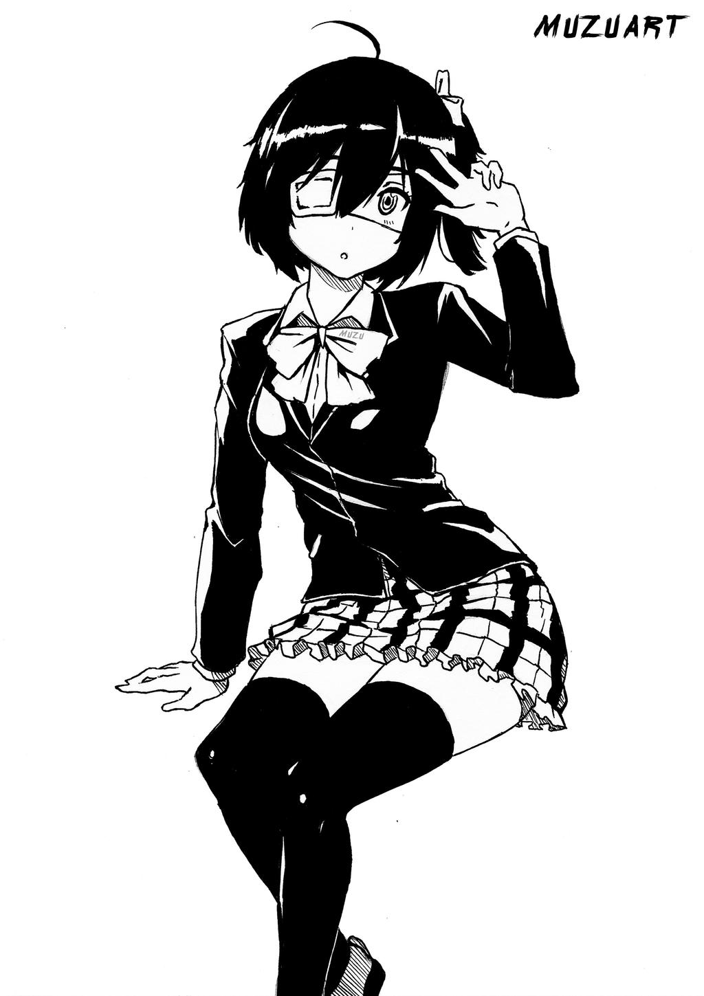 Chuunibyous Rikka Takanashi Fan Art By Muzuart On Deviantart