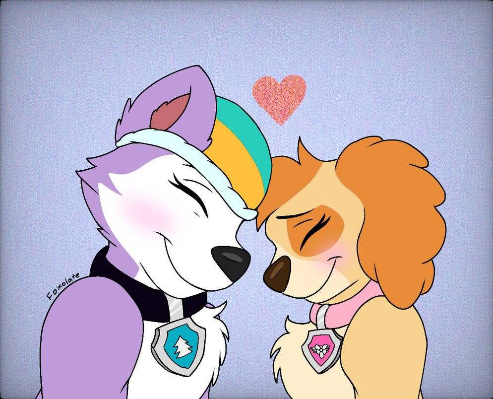 Everest X Skye By Foxolatedraws On Deviantart