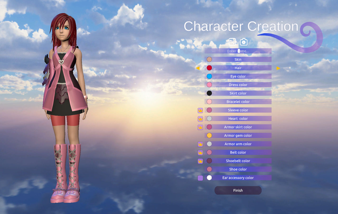 Kh Inspired Female Character Creation Game By Littlemissketchup On Deviantart