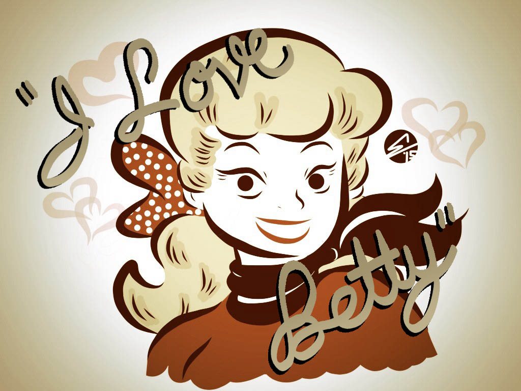 Wacom Sketch I Love Betty By Oyetoons On Deviantart