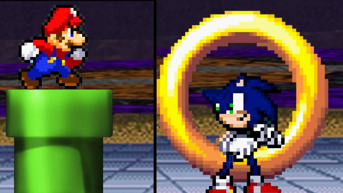 Mario Vs Sonic - Composite Part 1 by SuperSonicX7659 on DeviantArt Mario Vs Sonic - Composite Part 1 by SuperSonicX7659 on DeviantArt