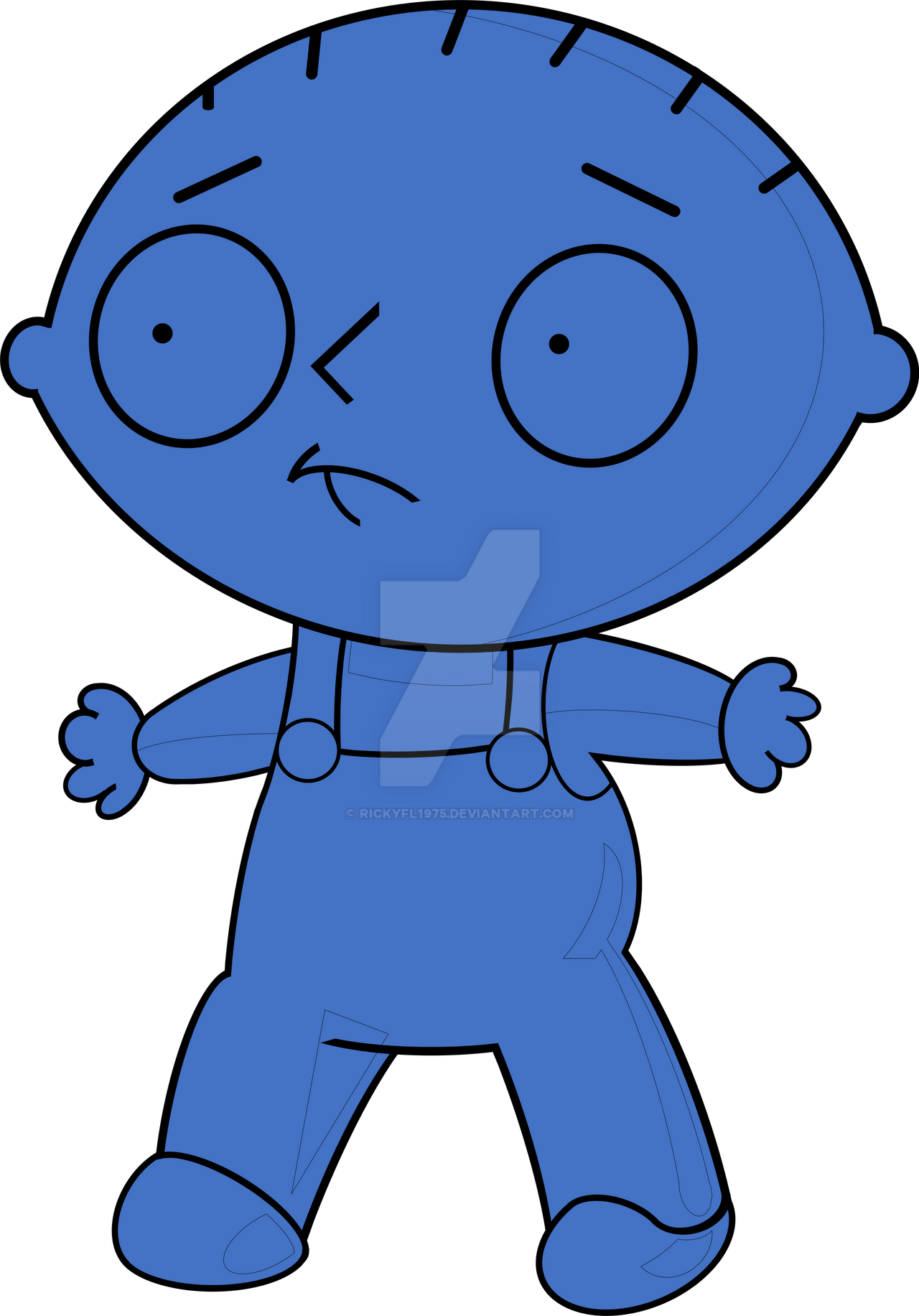 Stewie Brian On Stage Stewie Outlined By Rickyfl1975 On Deviantart