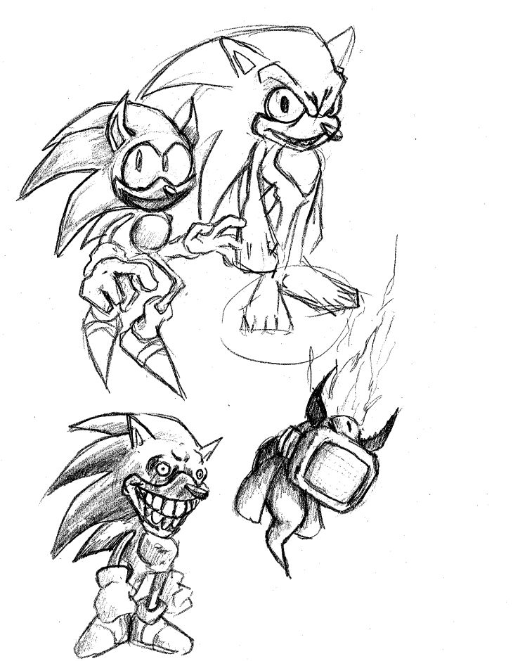 Sonic Exe Doodles by SupendusArchivesAKDA on DeviantArt Sonic Exe Doodles by SupendusArchivesAKDA on DeviantArt