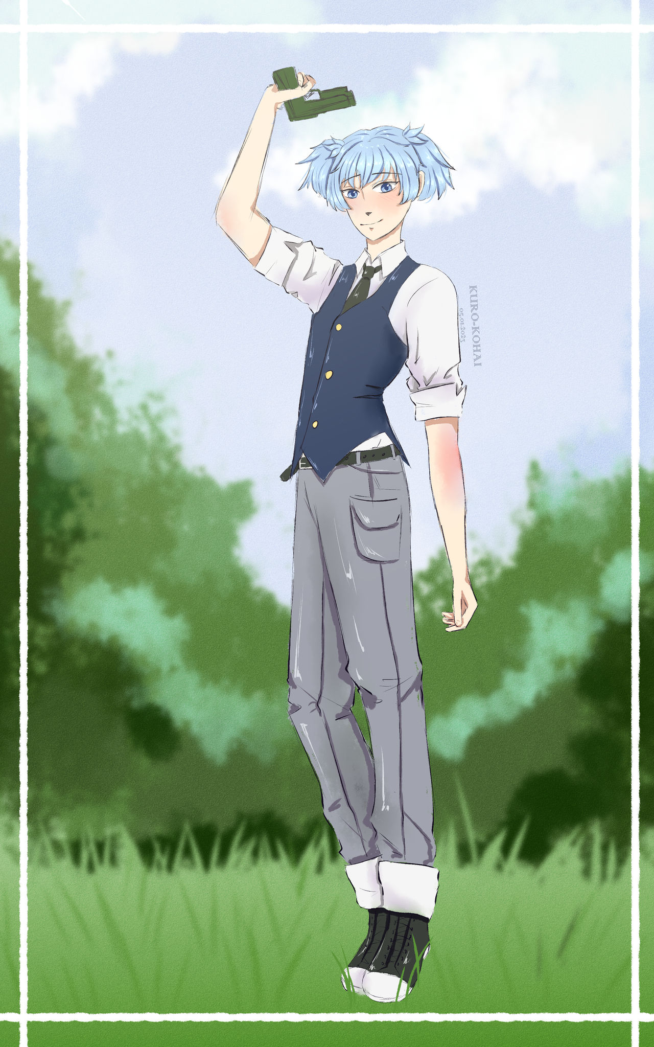 Nagisa Shiota Assassination Classroom By Kuro Kohai On Deviantart