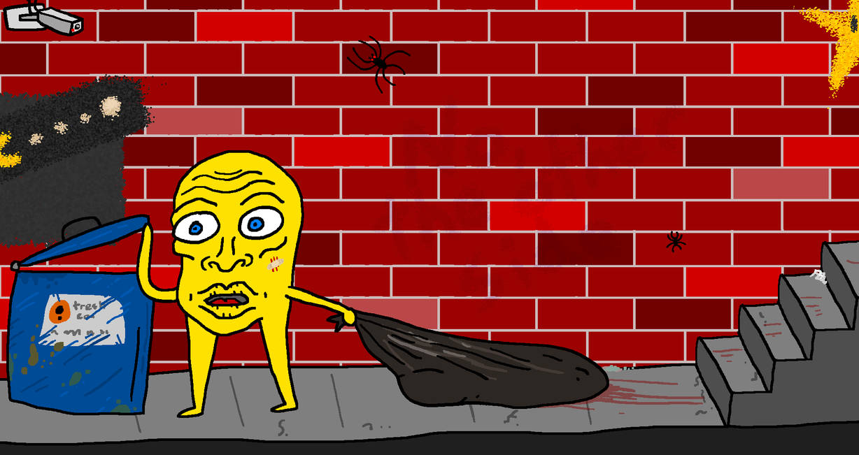 Pac-Man takes out the trash by holyphat1 on DeviantArt Pac-Man takes out the trash by holyphat1 on DeviantArt