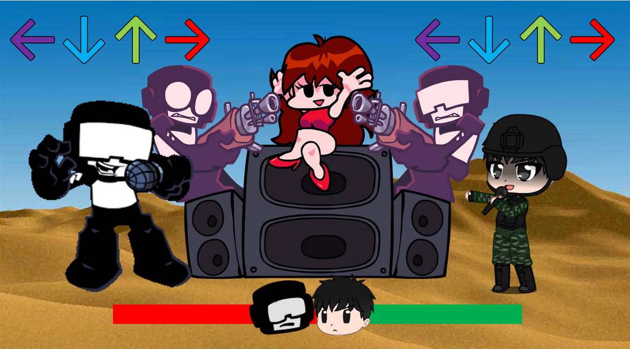 Hecker vs Tankman (My OCs in FNF-Week 7) by JaviBoy2002 on DeviantArt Hecker vs Tankman (My OCs in FNF-Week 7) by JaviBoy2002 on DeviantArt