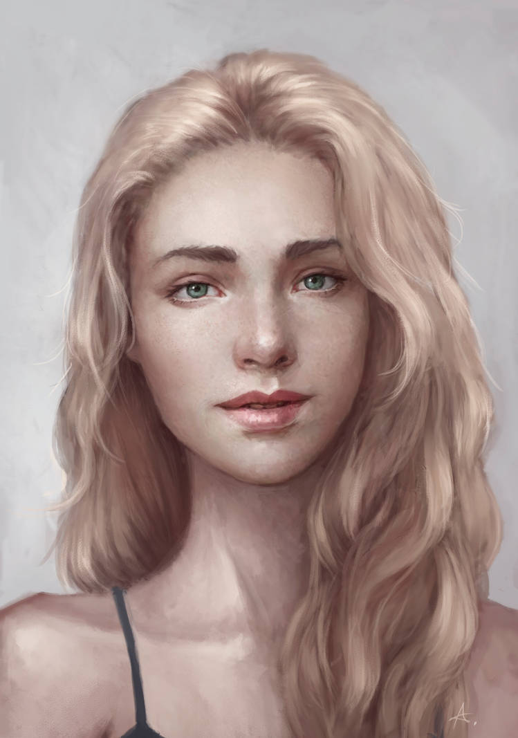 Commission Detailed Portrait 05 By Aizelkon On Deviantart