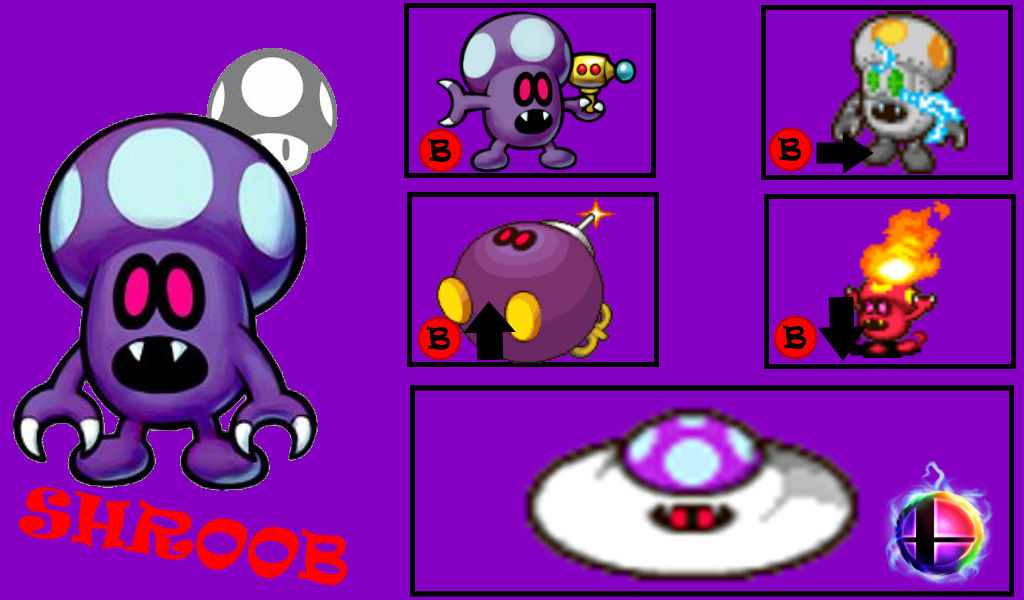 SSB Moveset - Shroob by Saturn-Domo on DeviantArt SSB Moveset - Shroob by Saturn-Domo on DeviantArt