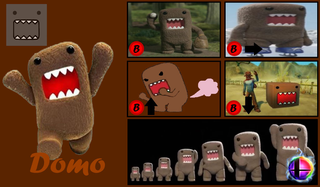 SSB Moveset - Domo by Saturn-Domo on DeviantArt SSB Moveset - Domo by Saturn-Domo on DeviantArt