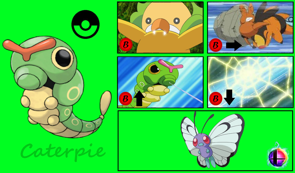 SSB Moveset - Caterpie by Saturn-Domo on DeviantArt SSB Moveset - Caterpie by Saturn-Domo on DeviantArt