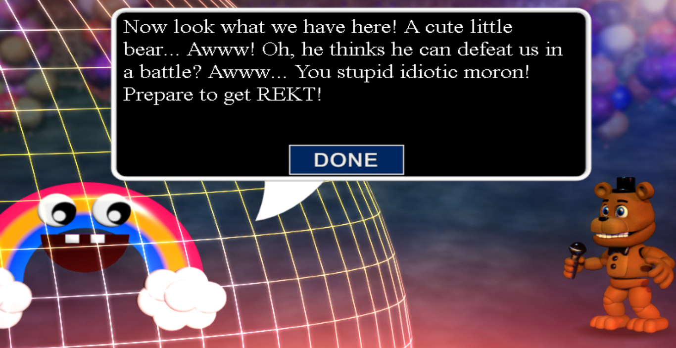 Fnaf World Simulator Chicas Magic Rainbow By Saturn Domo On Deviantart