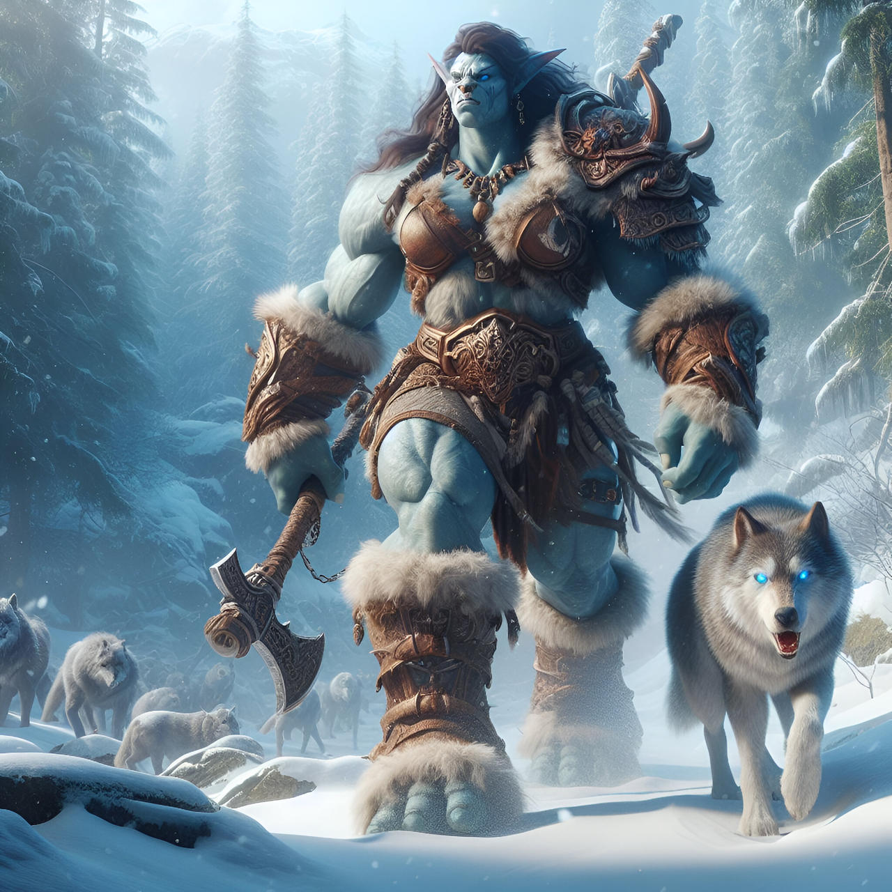 Female Troll Warrior By Powergoofy On Deviantart