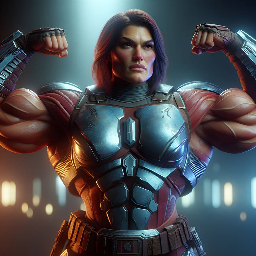 Gina Carano As Cara Dune At Mandalorian By Powergoofy On Deviantart