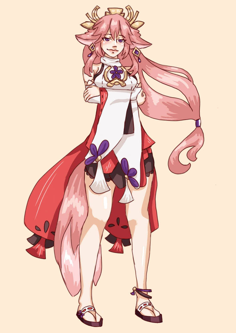 Yae Miko By Spicypretzelperson On Deviantart