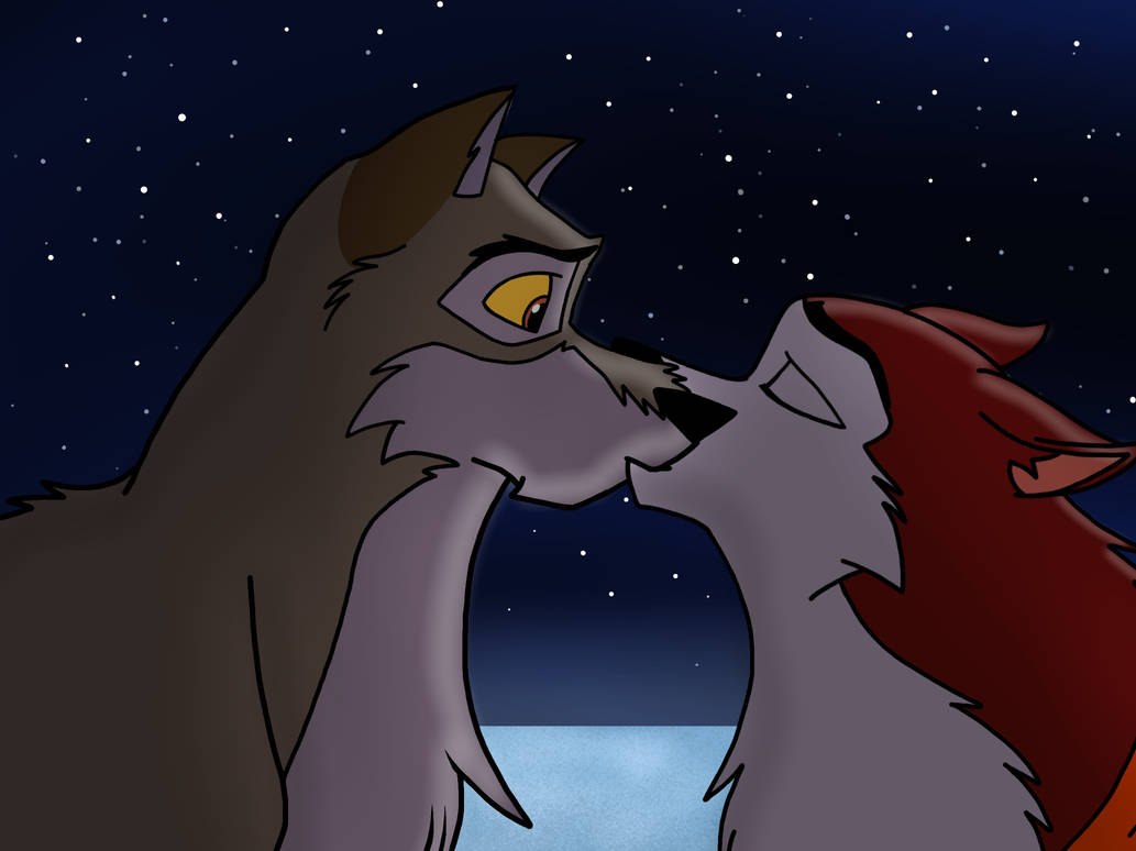 Balto Balto And Jenna Kiss By Skyfallerart On Deviantart