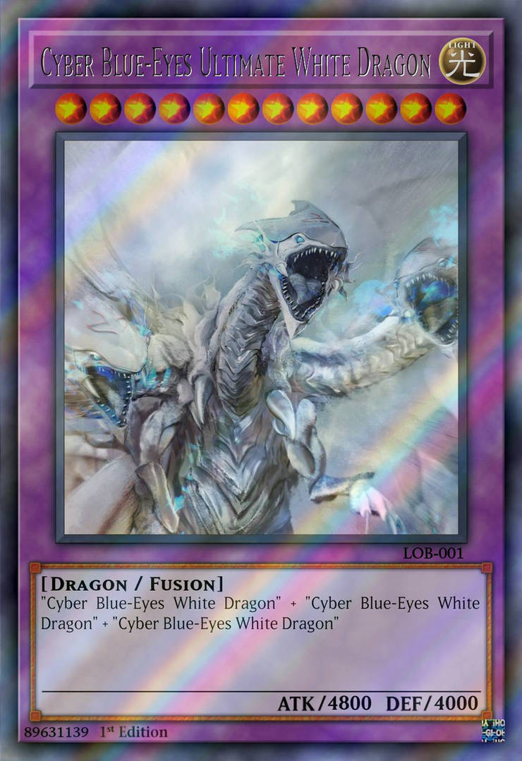 Cyber Blue-Eyes Ultimate White Dragon by Catachusmr on DeviantArt Cyber Blue-Eyes Ultimate White Dragon by Catachusmr on DeviantArt