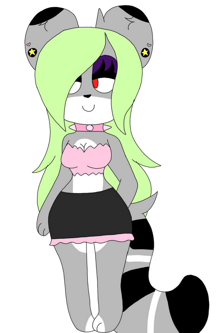 Raccoon Girl Open By Skookyechoes On Deviantart