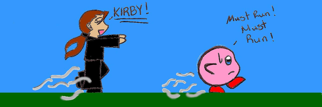 Run Kirby Run'photoshop style' by Jcomics on DeviantArt