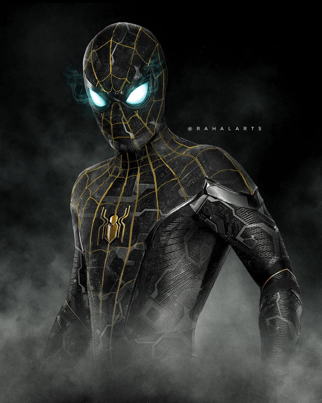 Spider-Man Black and Gold suit concept by rahalarts on DeviantArt Spider-Man Black and Gold suit concept by rahalarts on DeviantArt