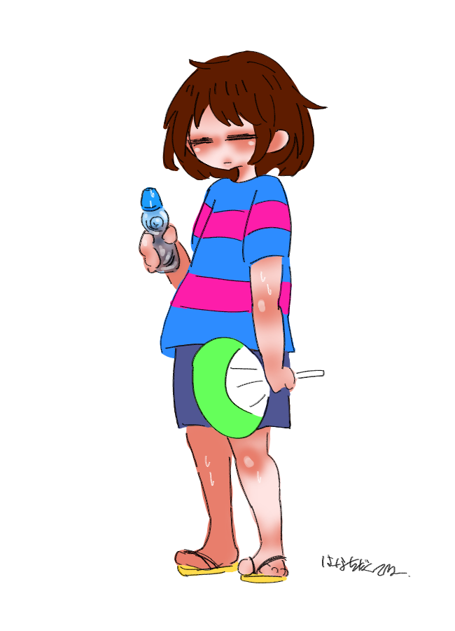 Japanese Summer Frisk By Hanazhi On Deviantart