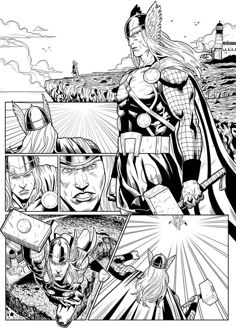 Sentry Returns page 4 Inks by mikemaluk on DeviantArt Sentry Returns page 4 Inks by mikemaluk on DeviantArt