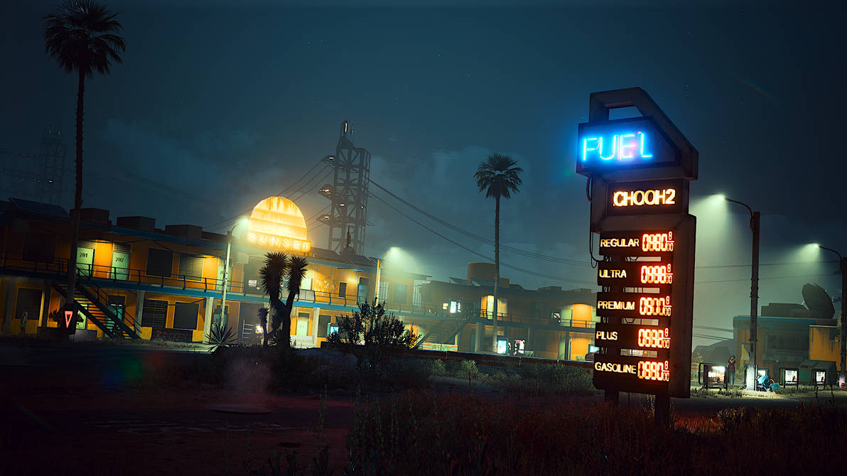 Cyberpunk 2077 Sunset Motel by SingleStooge on DeviantArt Cyberpunk 2077 Sunset Motel by SingleStooge on DeviantArt