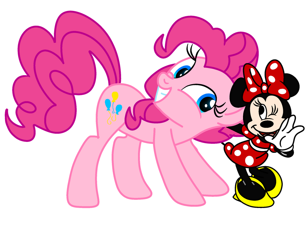 Pinkie Pie And Minnie Mouse By Fanvideogames On Deviantart