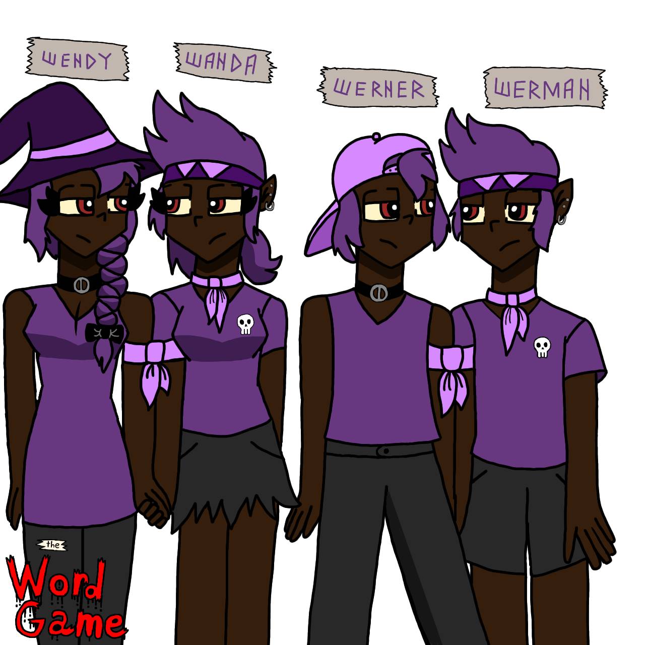 Alphabet Lore Human W Their Genderbend By Dayfromyoutube On Deviantart