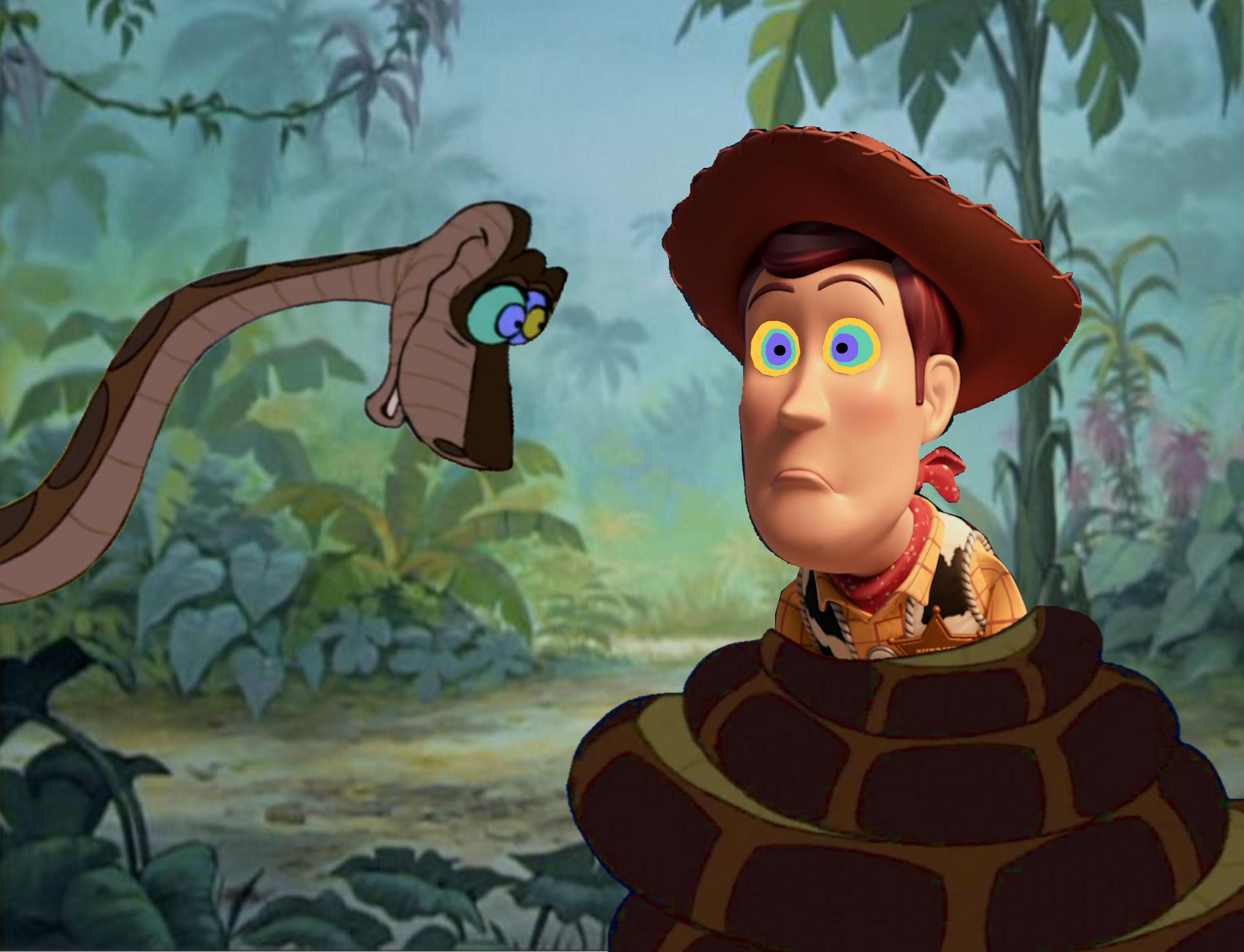 Sheriff Woody Vs Kaa By Stanmarshfan20 On Deviantart