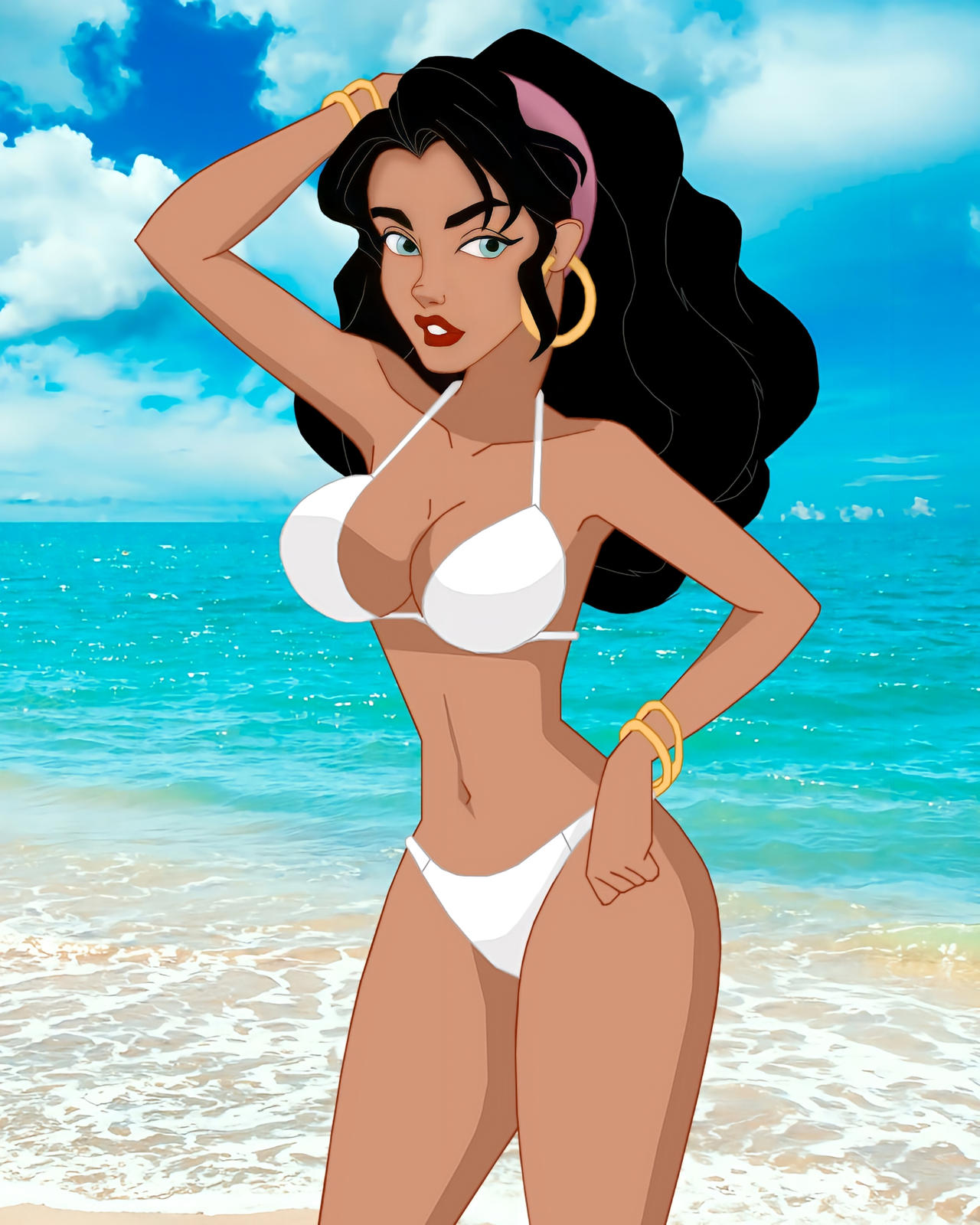 Esmeralda In A Bikini By Carlshocker On Deviantart