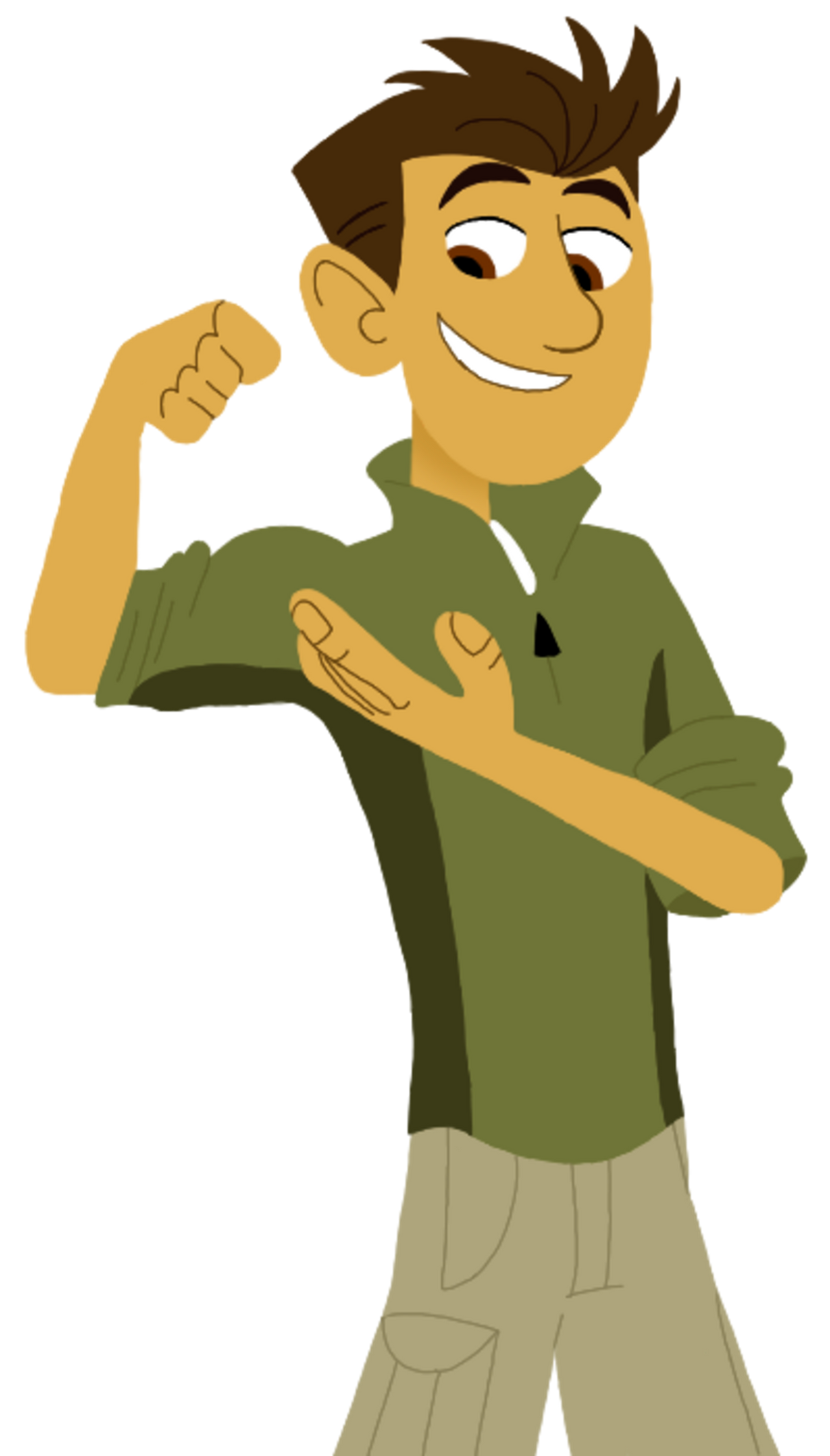 Wild Kratts Chris Muscles By Pokemontoonpatrolfan On Deviantart