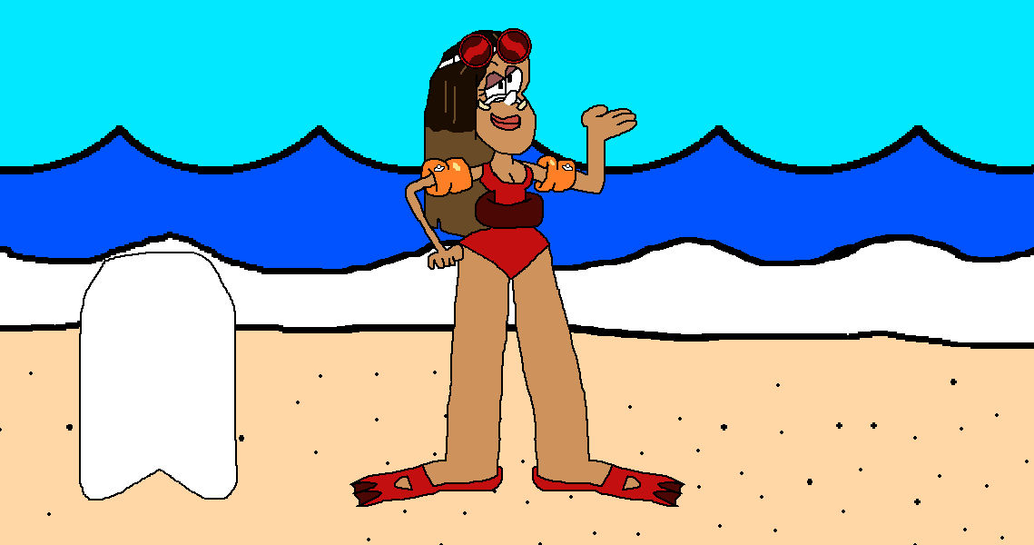 Alisa Barela At The Beach By Sotosbros On Deviantart