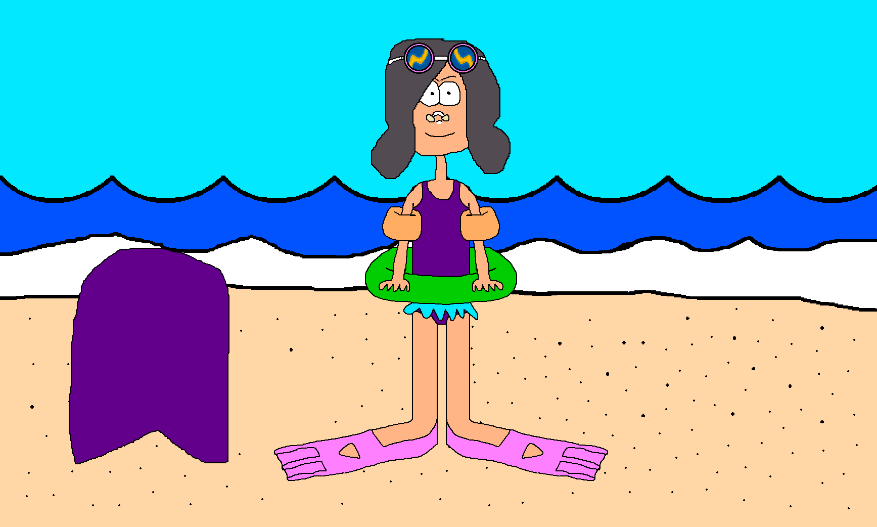 Carly Shay At The Beach By Sotosbros On Deviantart