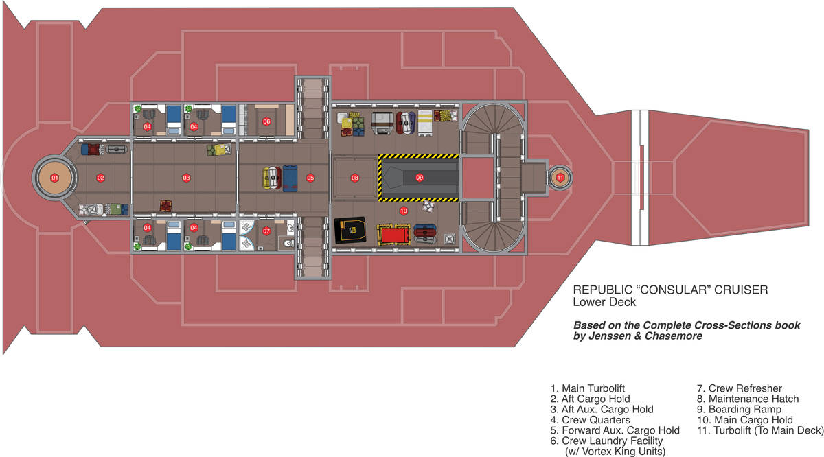 Consular Class Cruiser Lower Deck Final By Twowolves80 On Deviantart